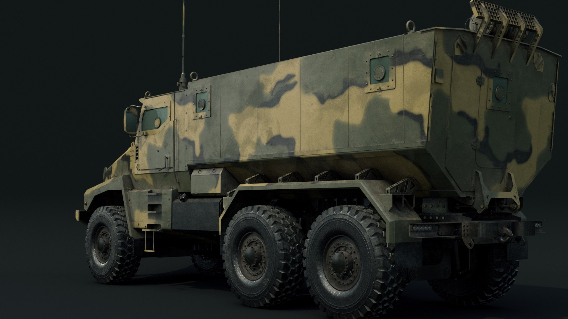 Ural 63095 Typhoon Model - TurboSquid 1673764