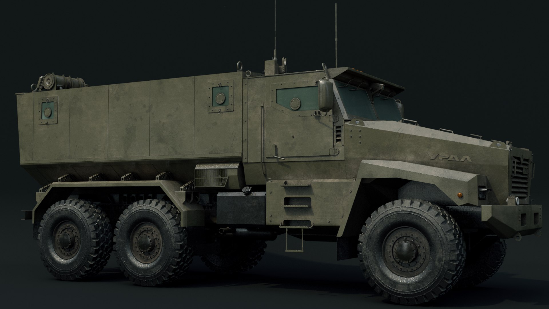 Ural 63095 Typhoon Model - TurboSquid 1673764