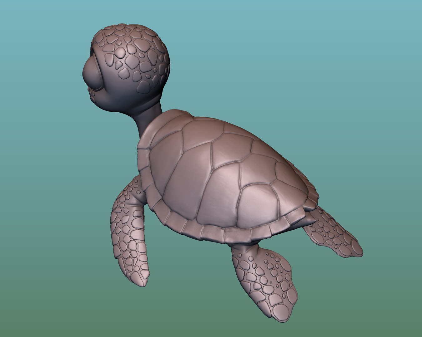 Turtle Sea 3D Model - TurboSquid 1171046