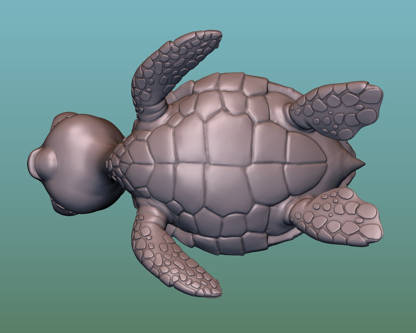 Turtle Sea 3D Model - TurboSquid 1171046