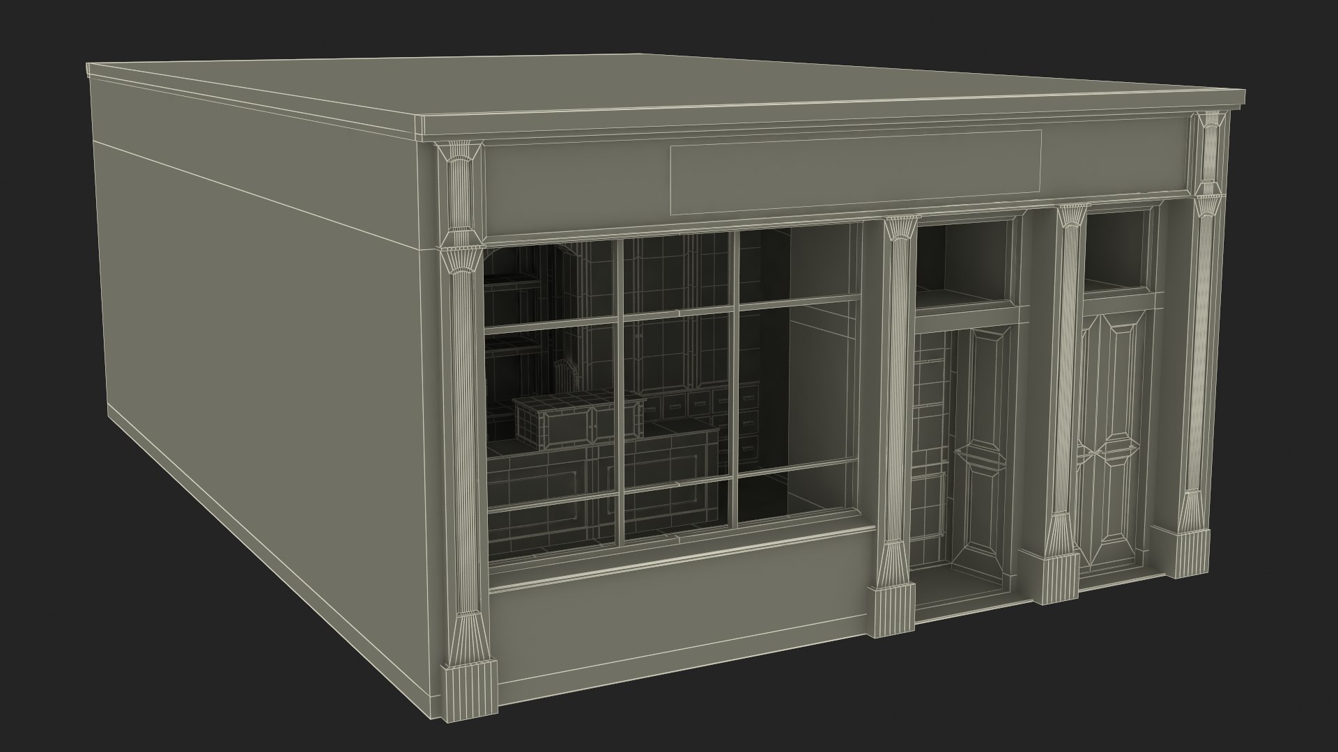 3D Classical Retail Shop - TurboSquid 2349267
