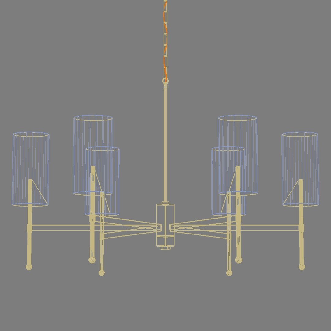 3d Chandelier Light Model