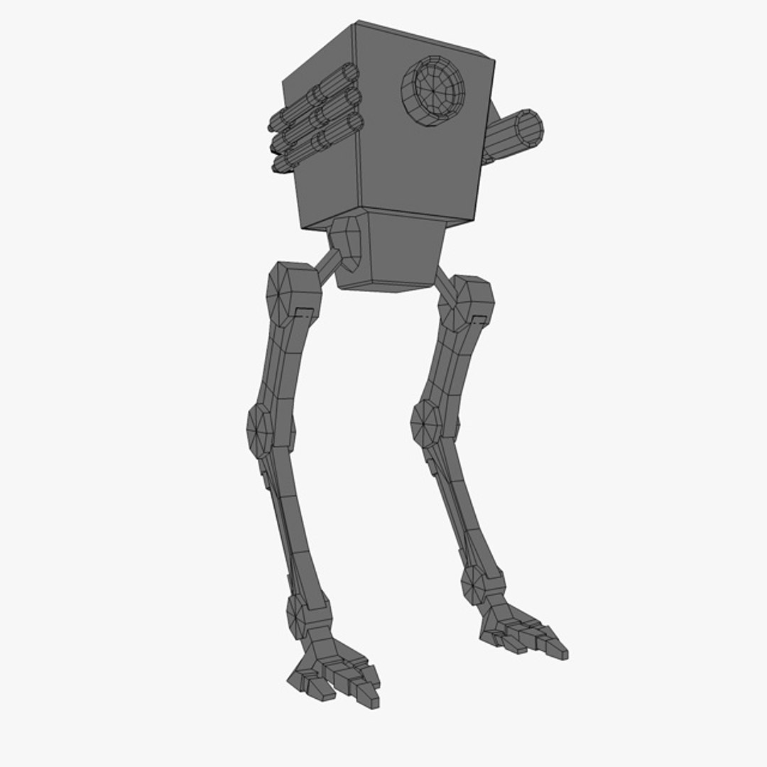 robot bot futuristic 3d model