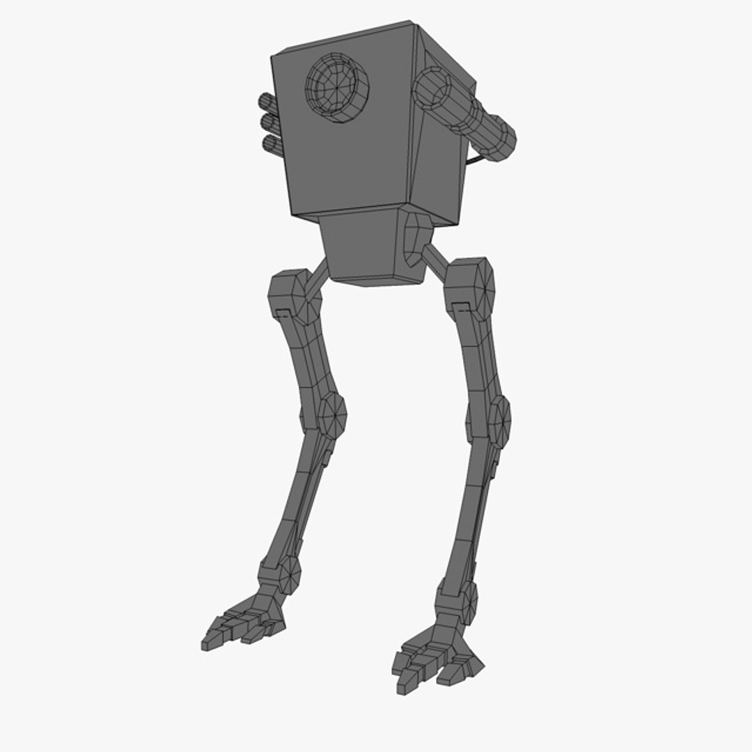 robot bot futuristic 3d model