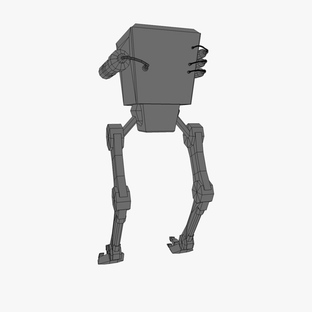 robot bot futuristic 3d model