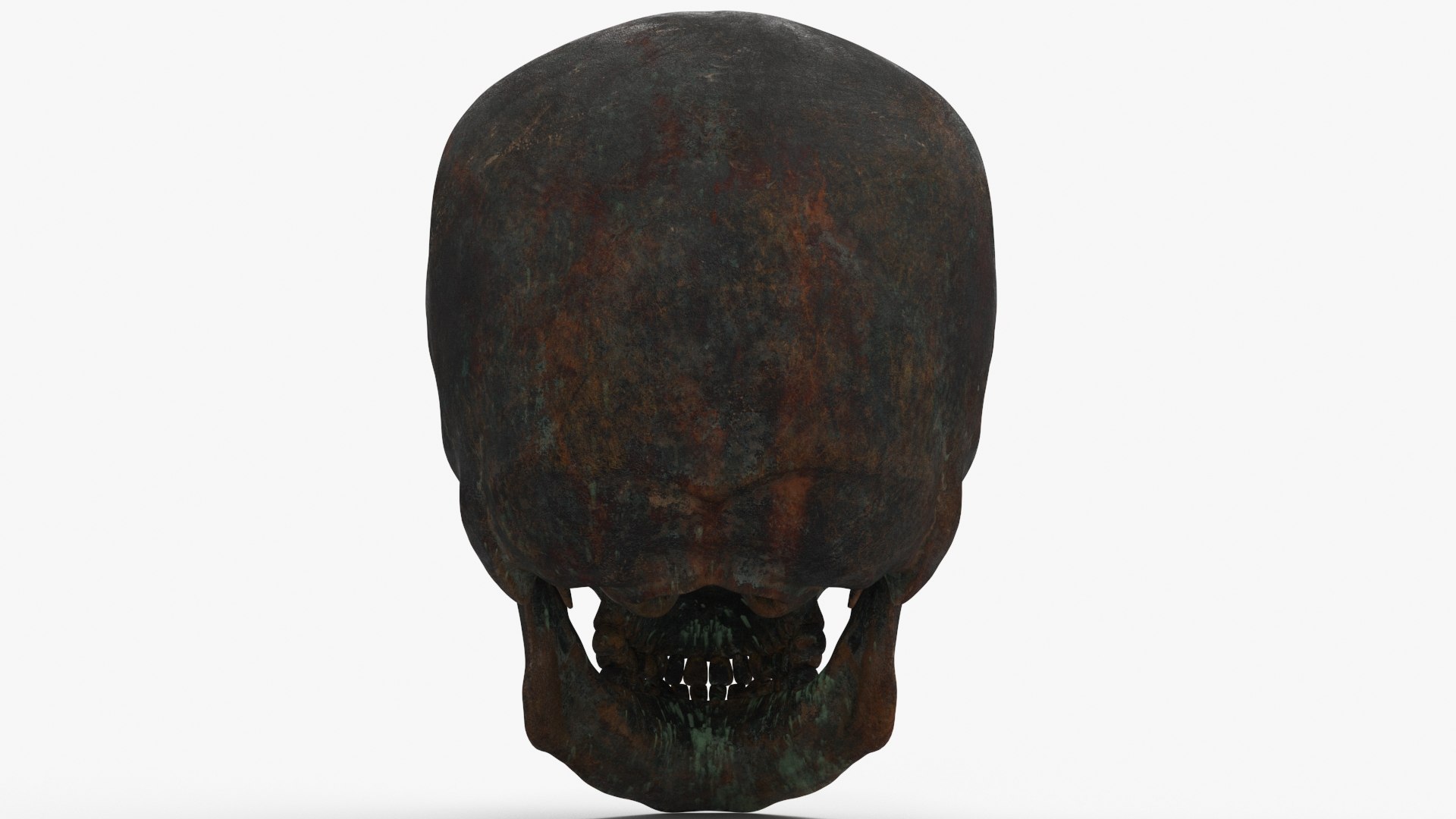 3D Human Skull Sci-fi Iron B - TurboSquid 1985999
