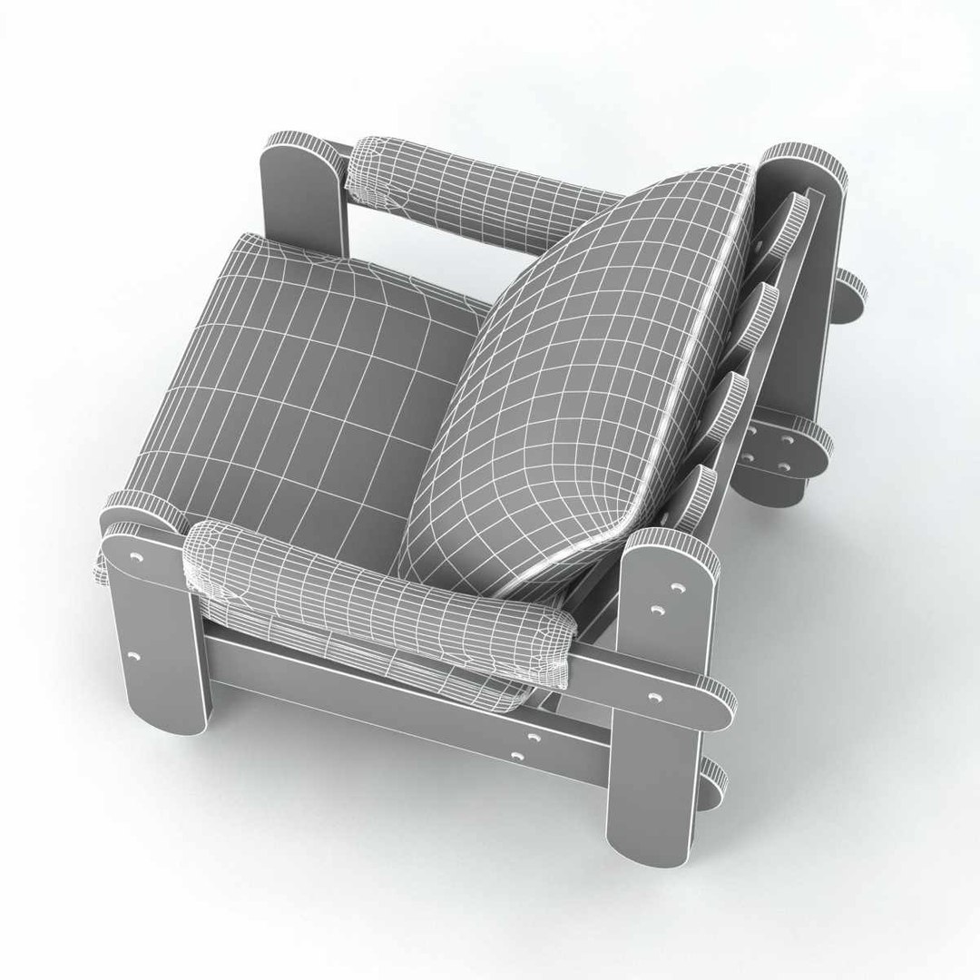 3D chair vintage century model - TurboSquid 1451646