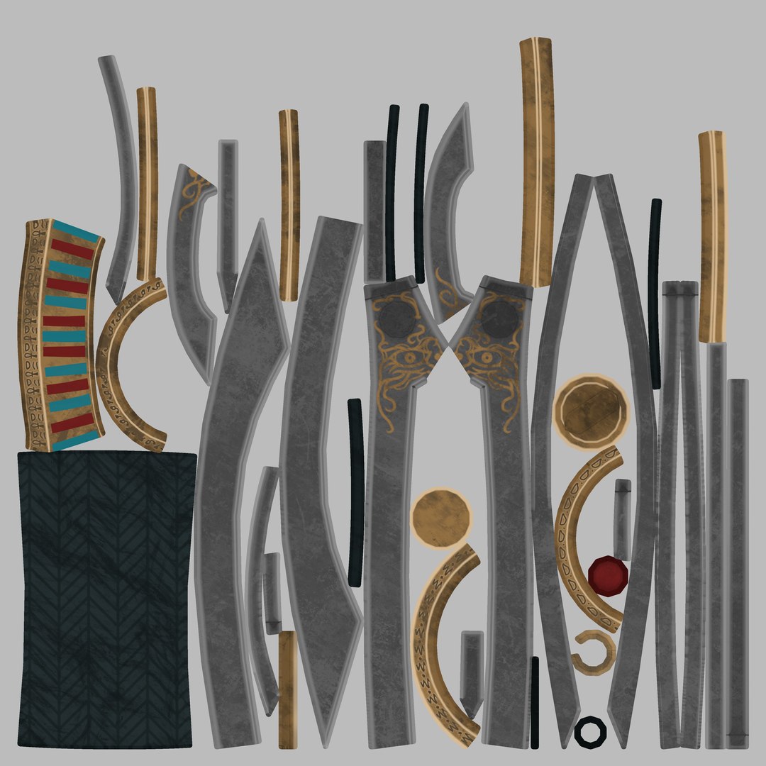 Anubis Blade Collection Model - TurboSquid 2413310