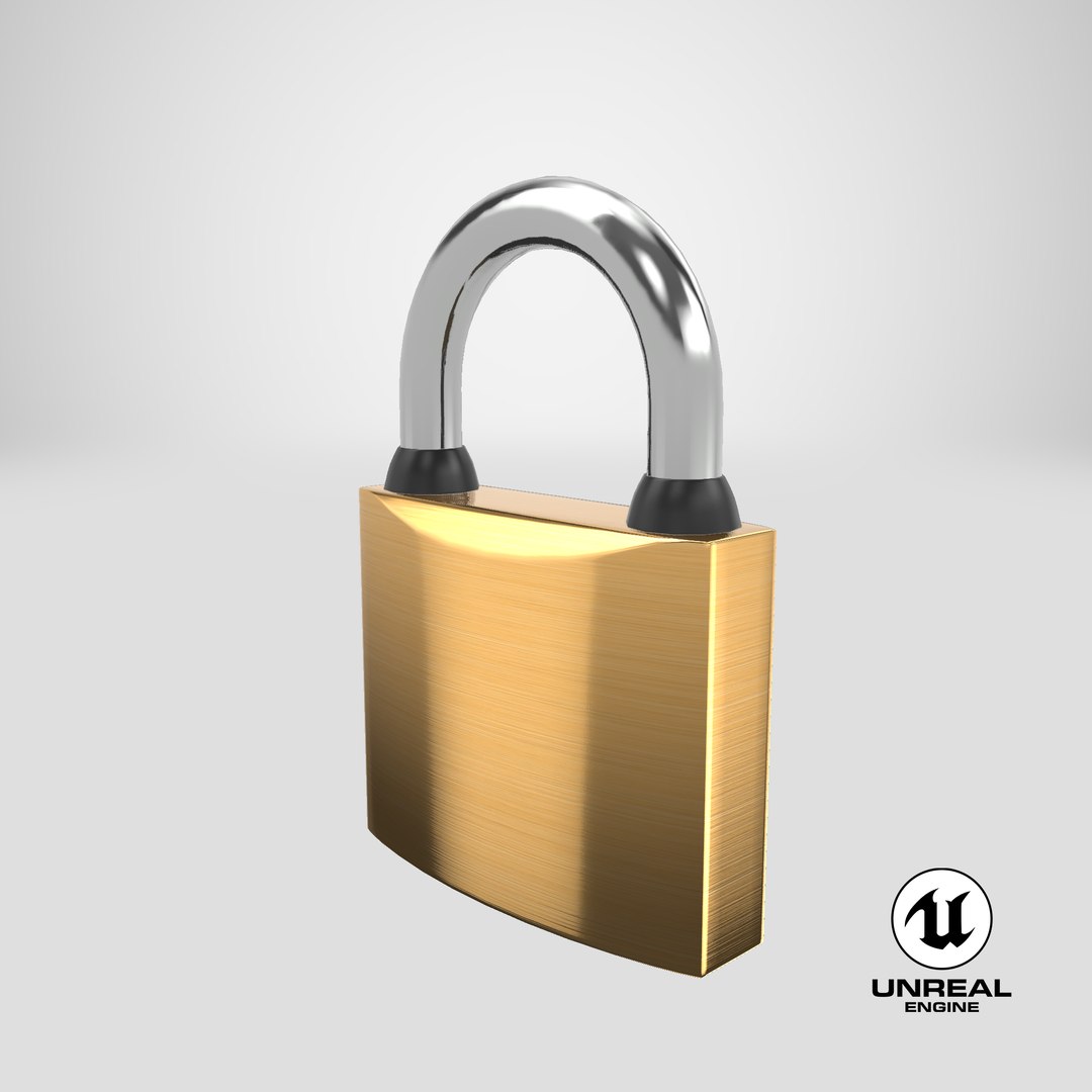 3D model padlock pbr metallic - TurboSquid 1508800