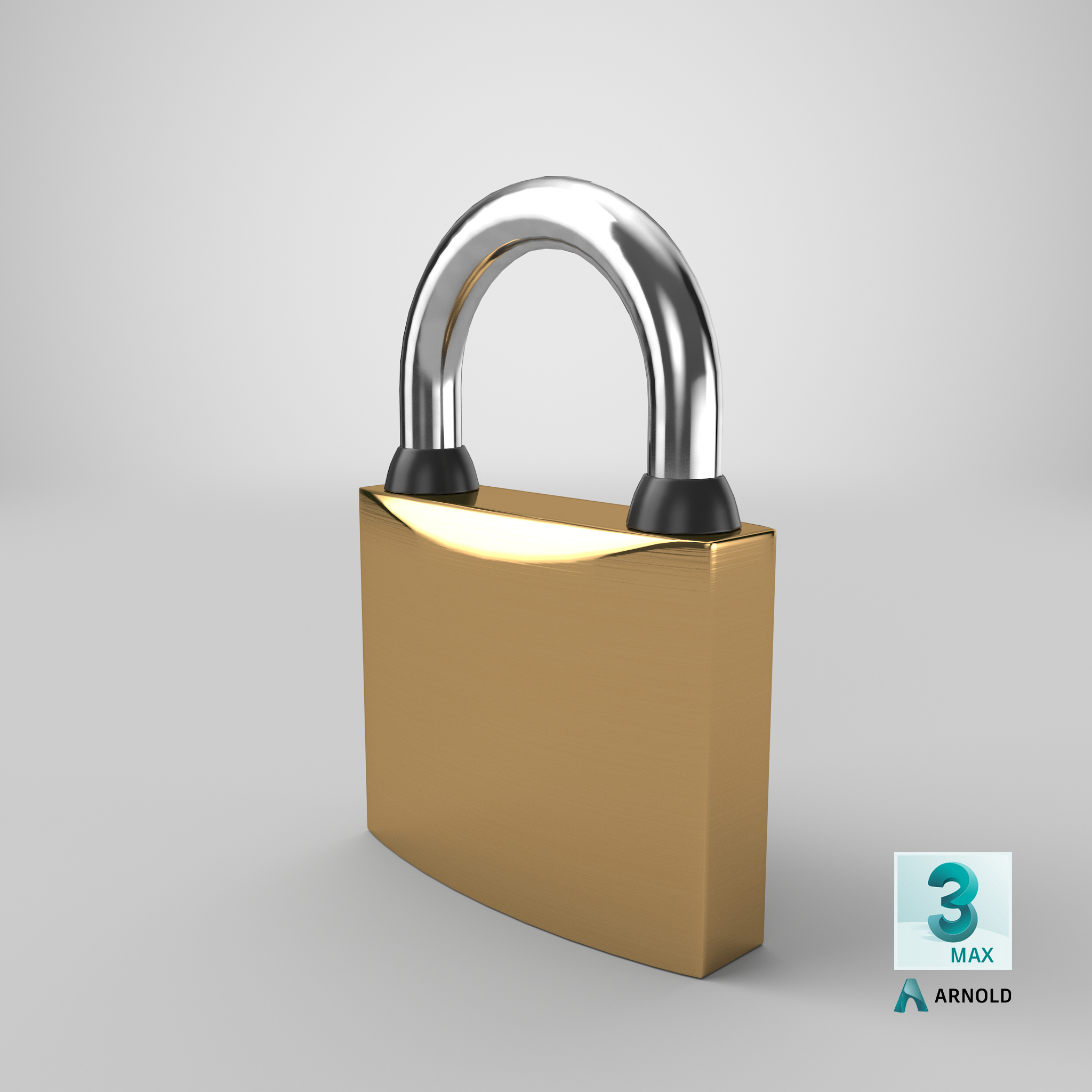3D model padlock pbr metallic - TurboSquid 1508800