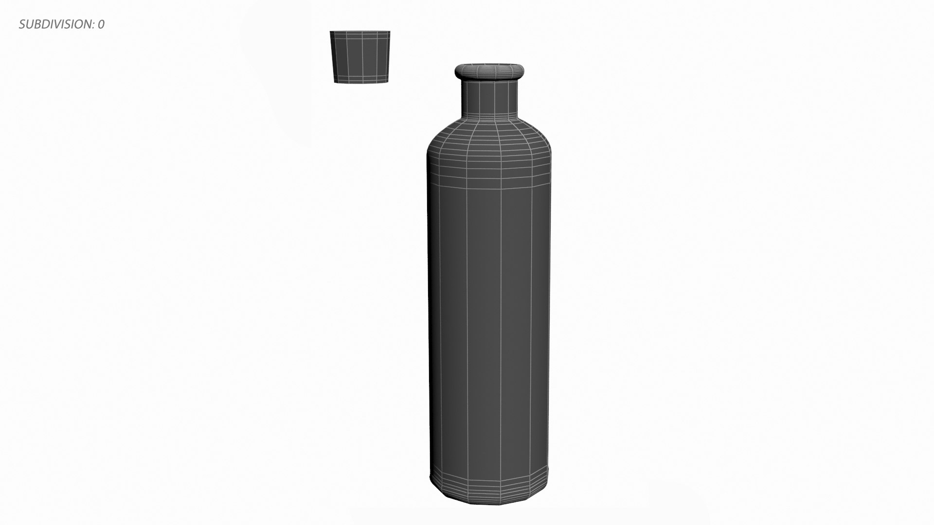Bottle Tube Glass 3D Model - TurboSquid 1928842