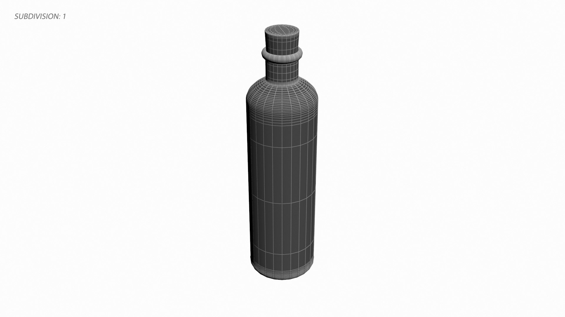 Bottle Tube Glass 3D Model - TurboSquid 1928842