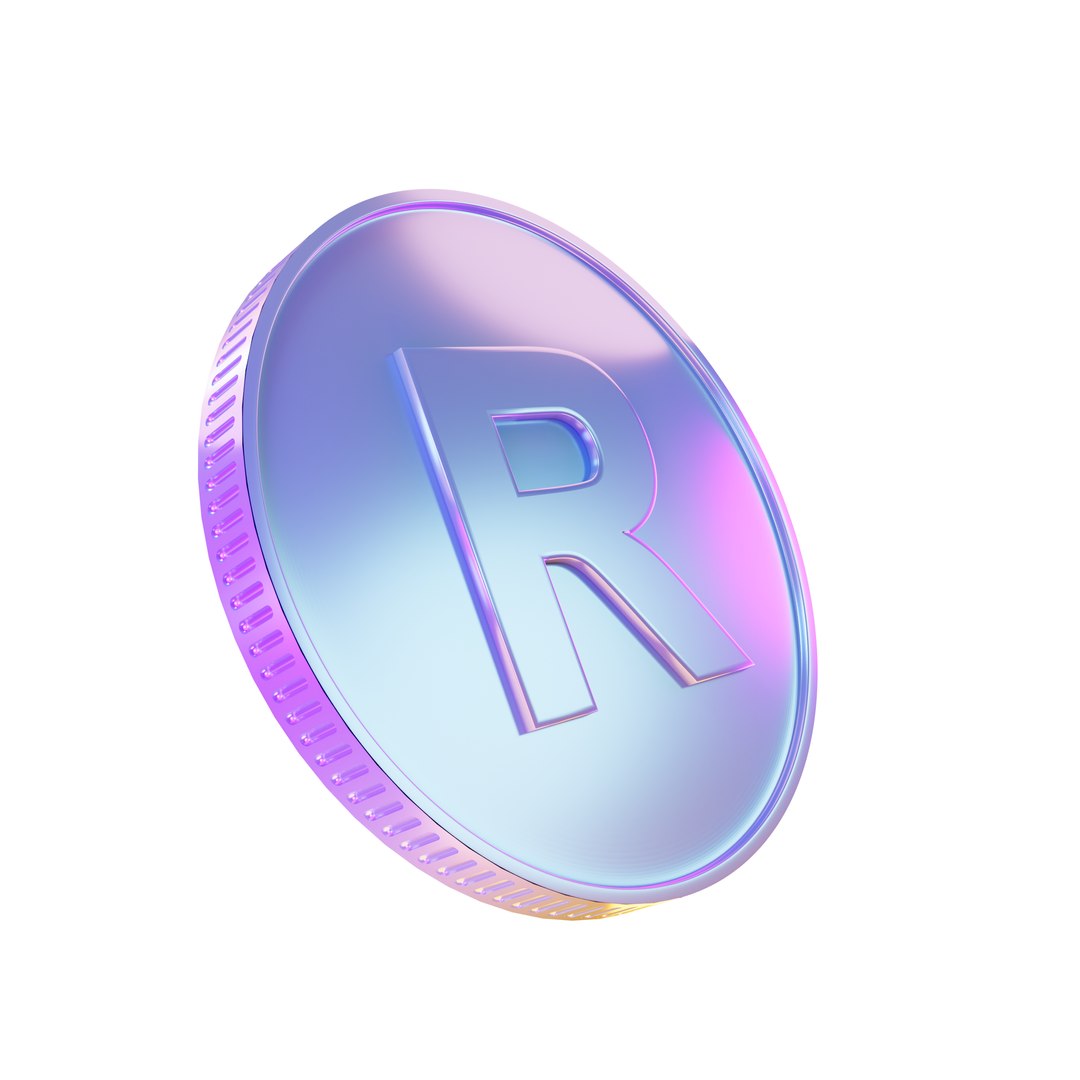 3D Model Crypto Coin -Multicolour- 3D Model- Ready To Render In Blender ...