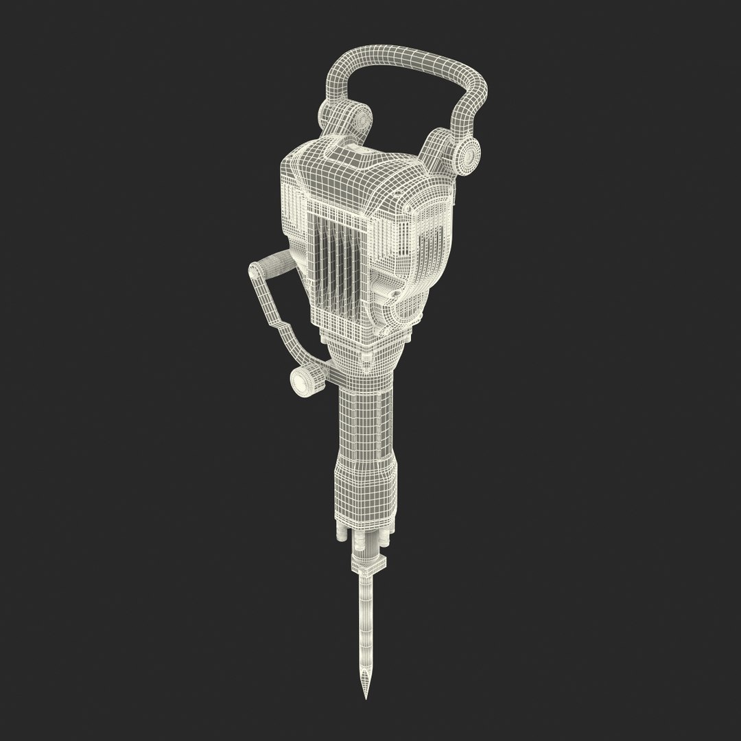 3ds demolition jack hammer