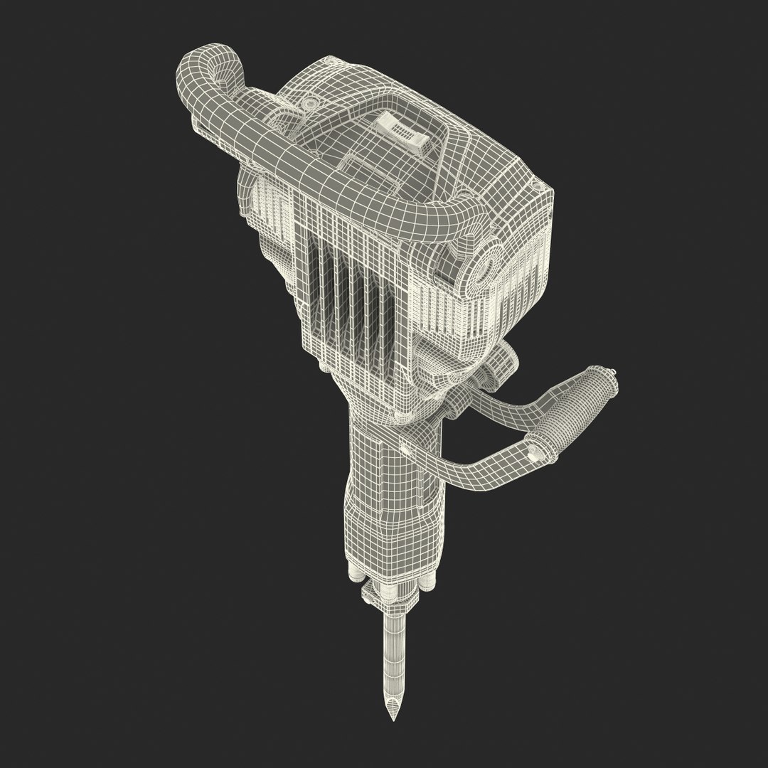 3ds demolition jack hammer