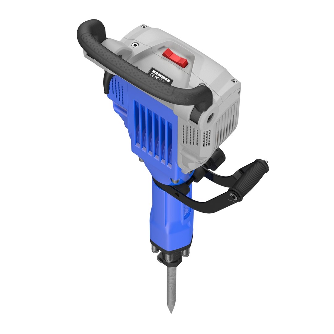 3ds demolition jack hammer