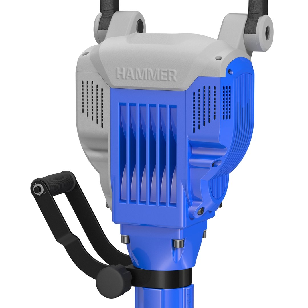 3ds demolition jack hammer