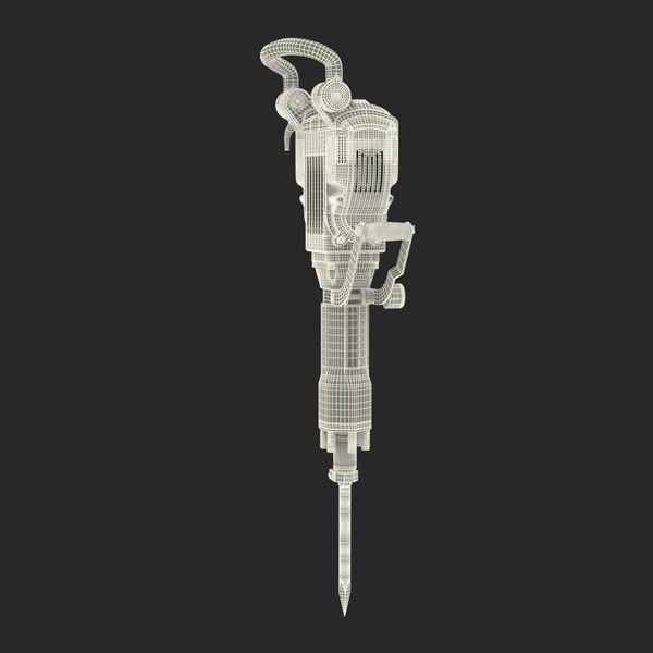 3ds demolition jack hammer
