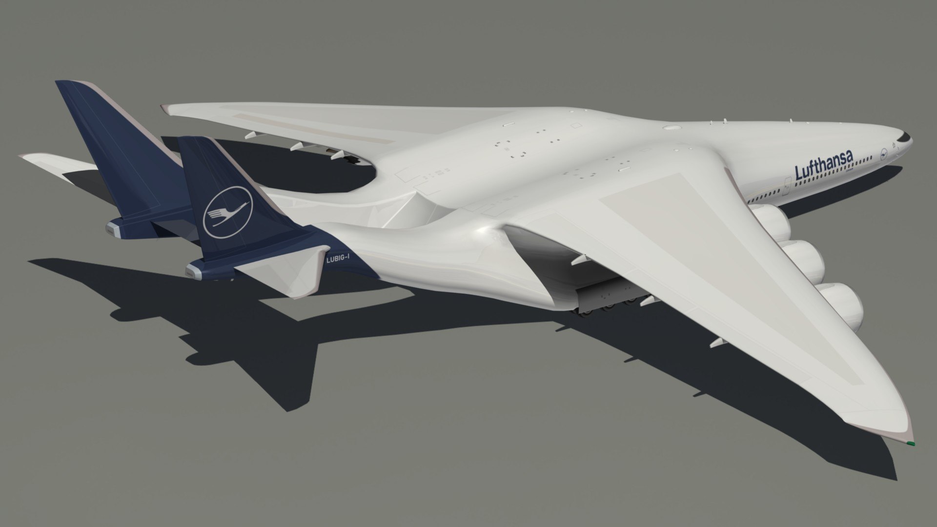 3D HyperCargo Lufthansa - TurboSquid 1720188