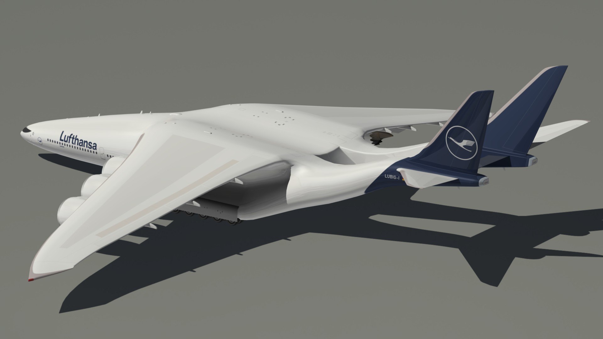 3D HyperCargo Lufthansa - TurboSquid 1720188