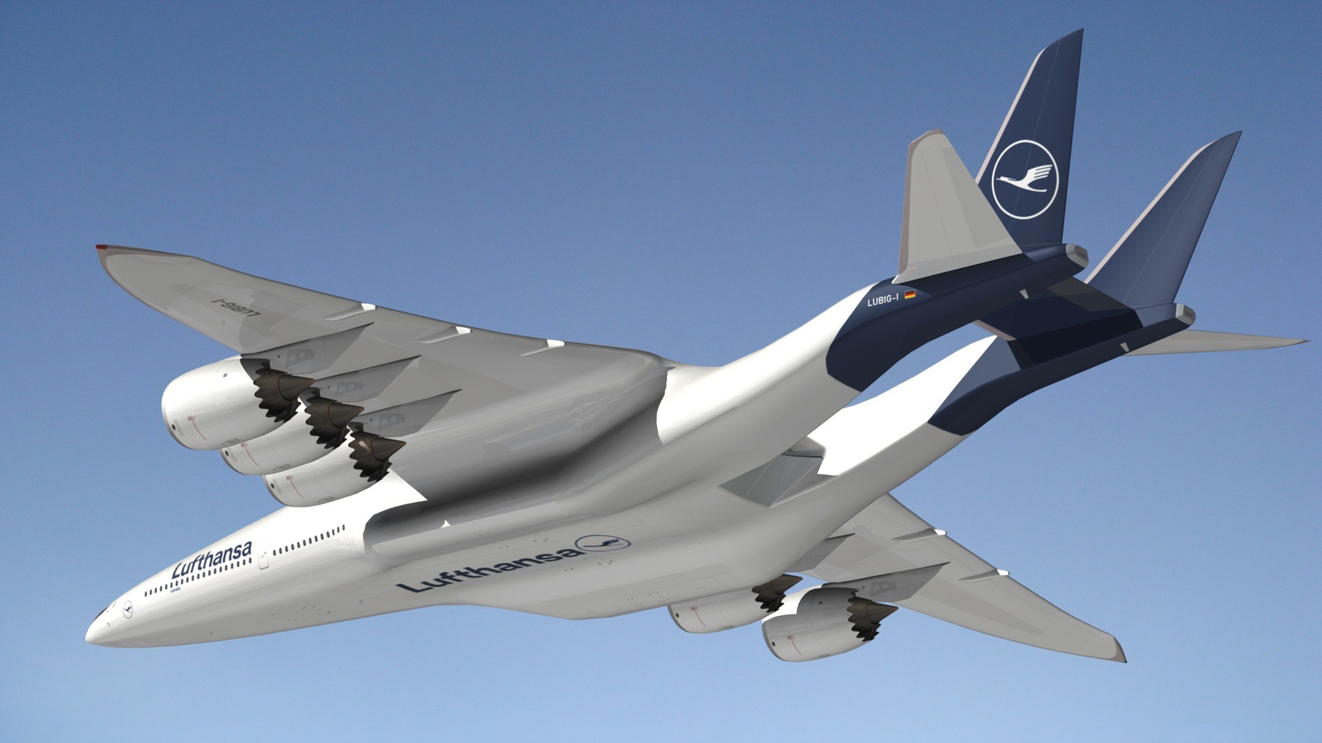 3D HyperCargo Lufthansa - TurboSquid 1720188