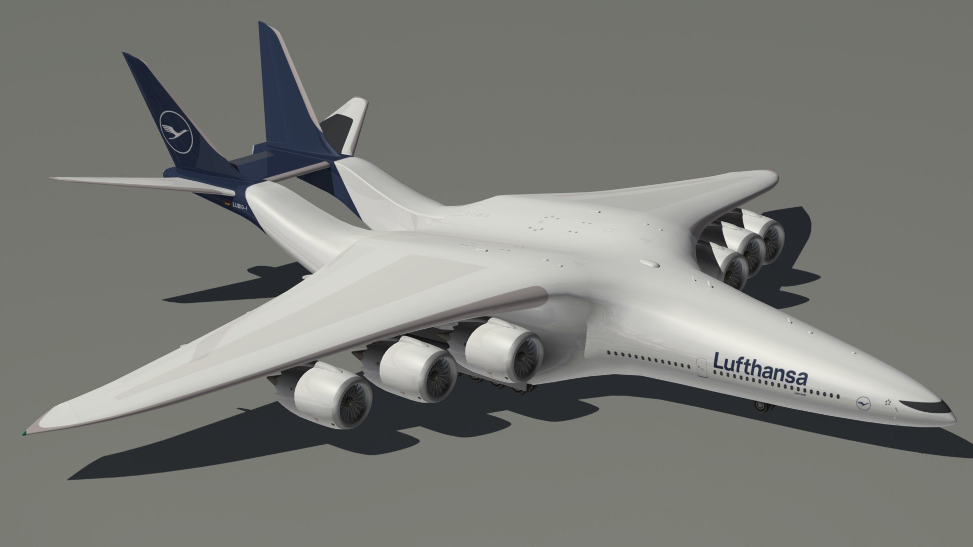 3D HyperCargo Lufthansa - TurboSquid 1720188