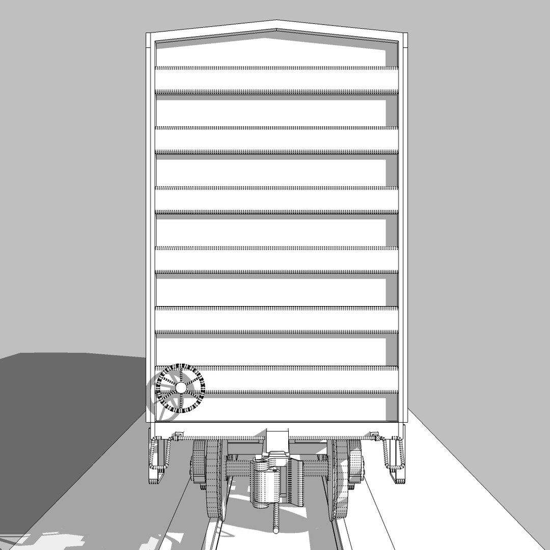 cinema4d train car cargo