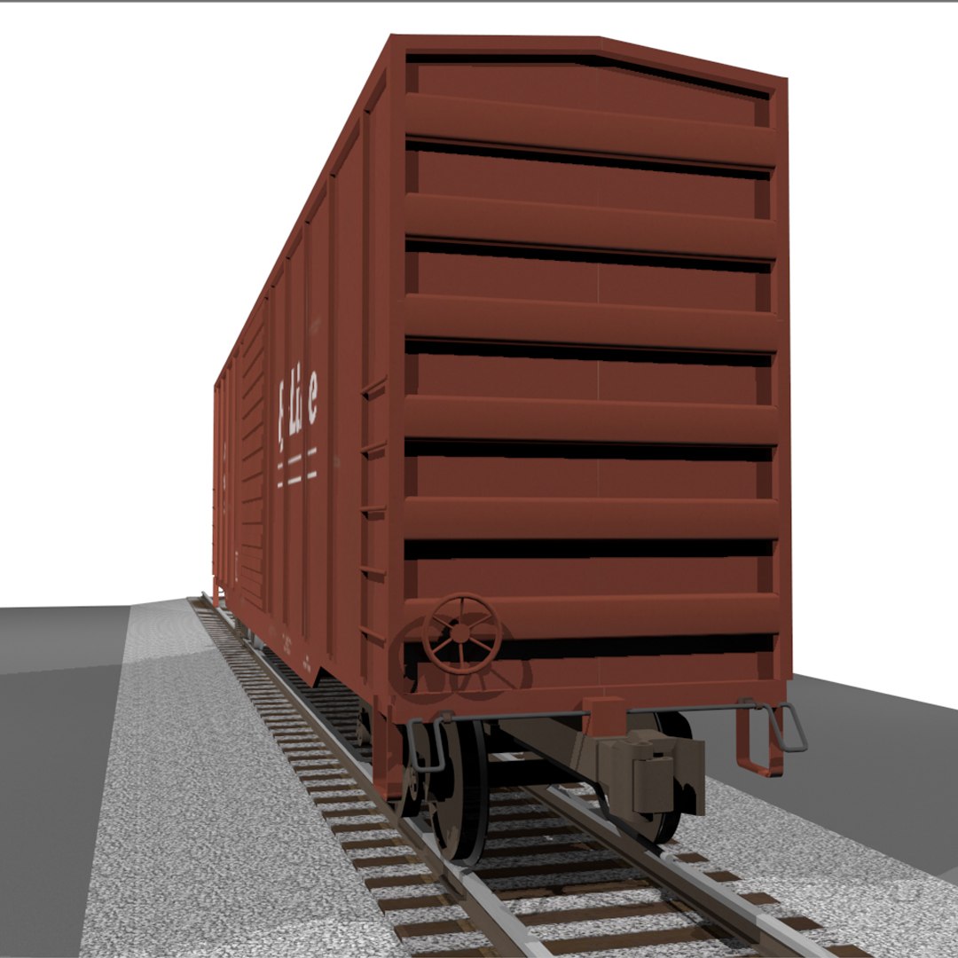 cinema4d train car cargo