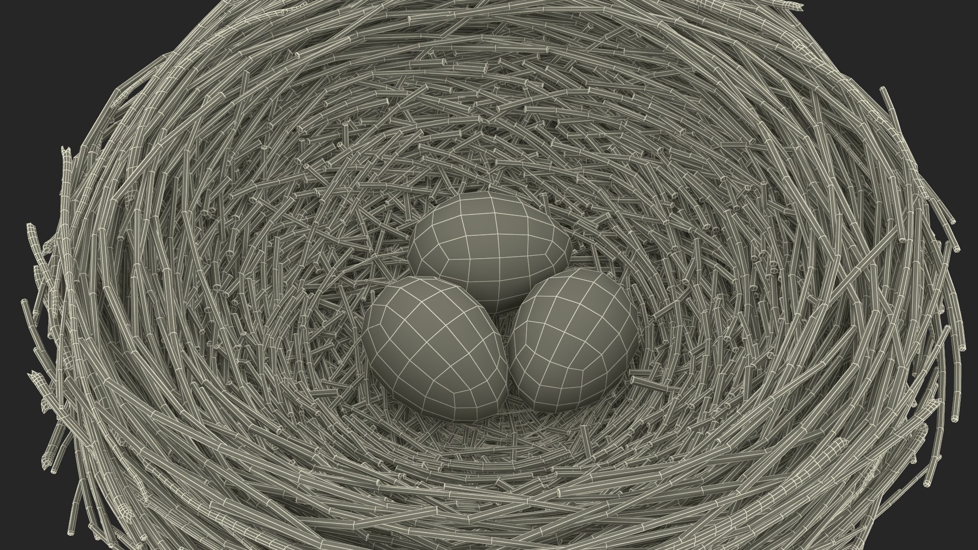 Bird Nest 3D - TurboSquid 2200237