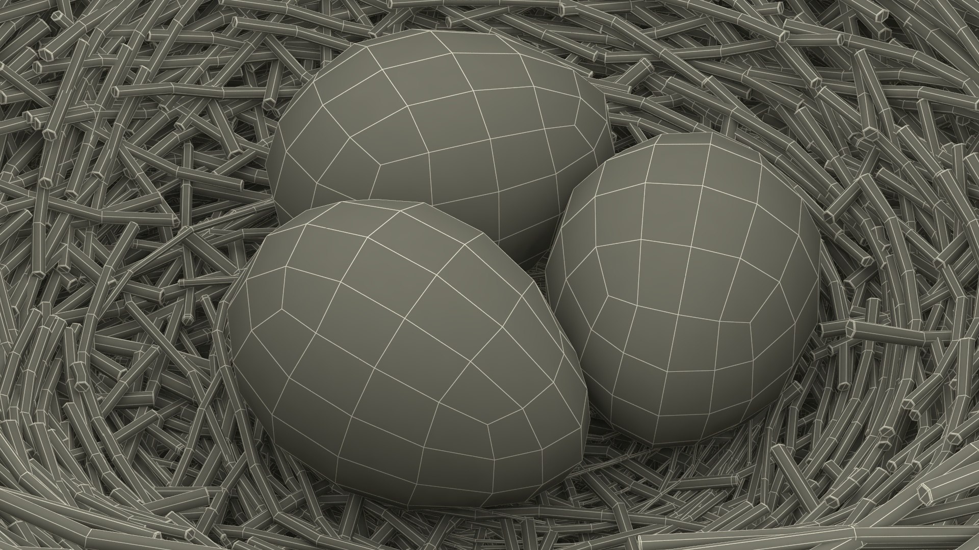 Bird Nest 3D - TurboSquid 2200237