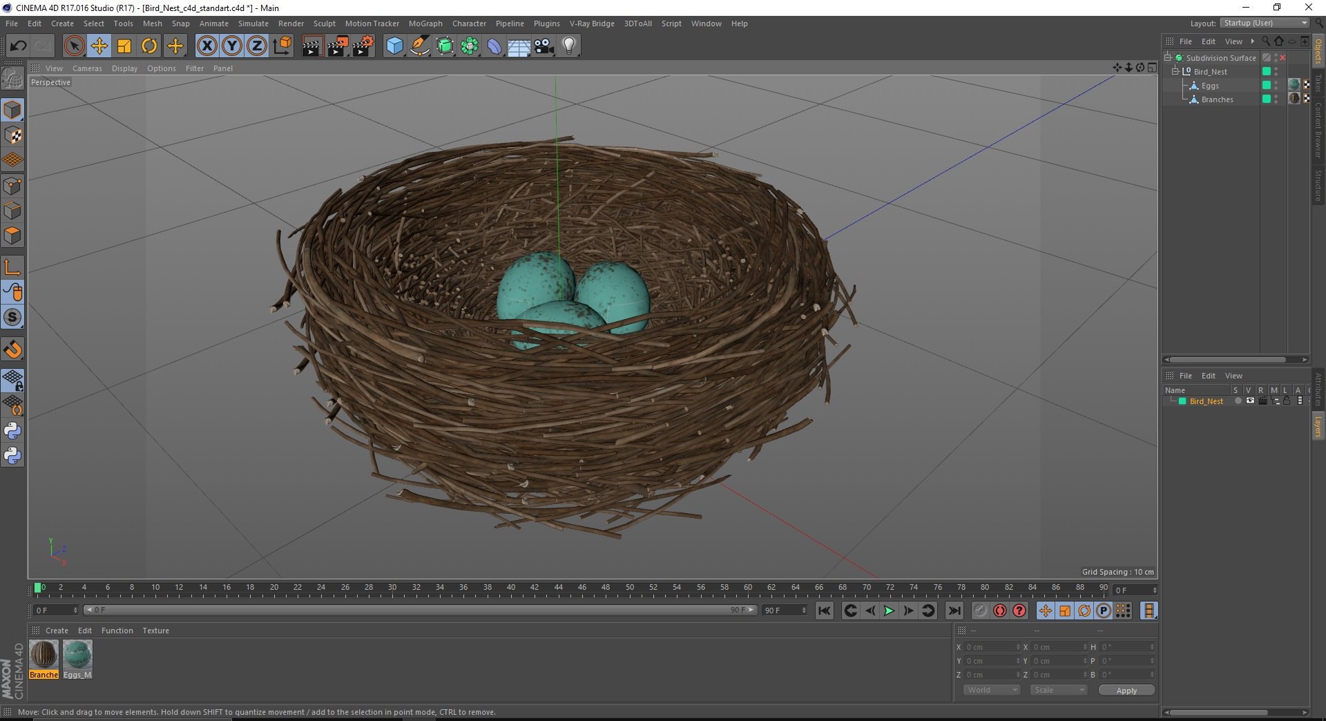Bird Nest 3D - TurboSquid 2200237