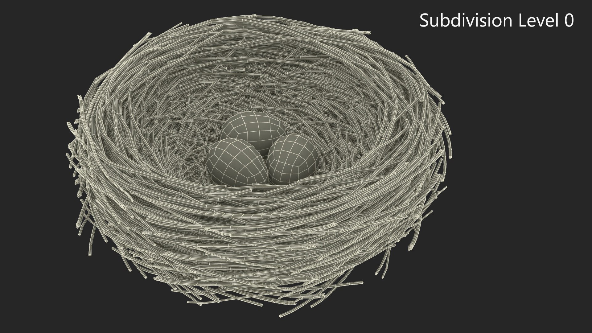 Bird Nest 3D - TurboSquid 2200237