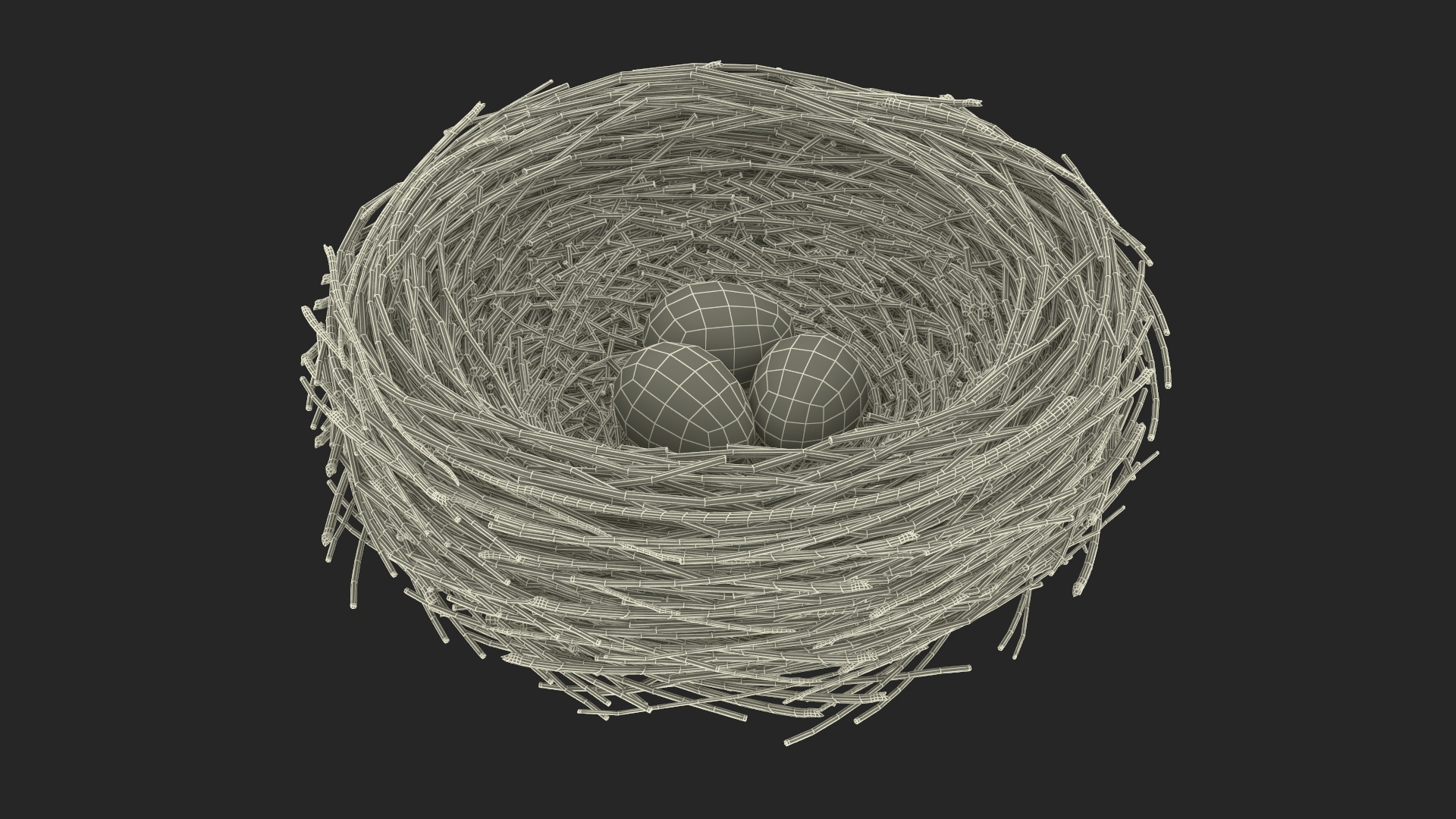 Bird Nest 3D - TurboSquid 2200237