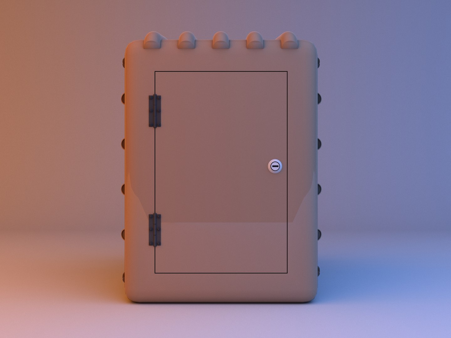 3D Vintage Retro Control Console Panel - TurboSquid 1940239