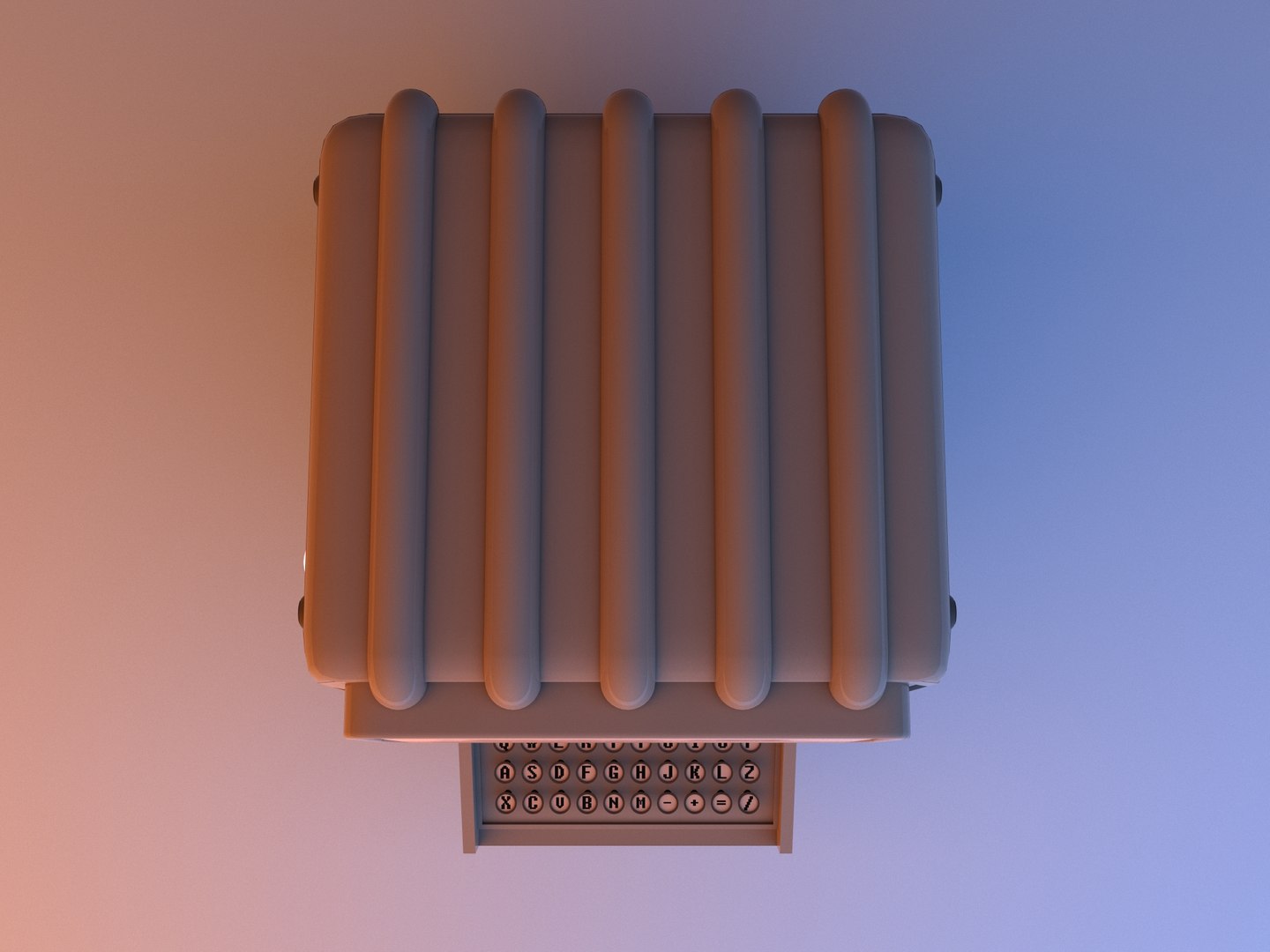 3D Vintage Retro Control Console Panel - TurboSquid 1940239