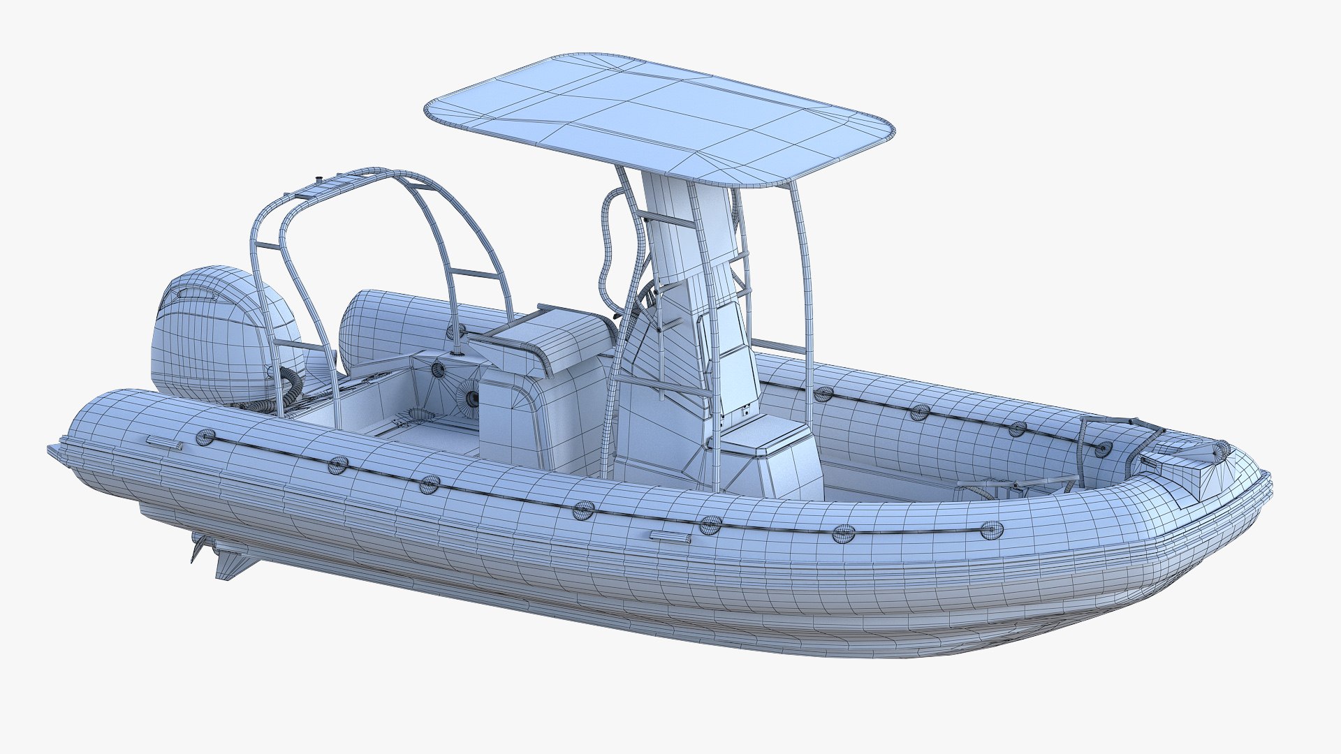 Inflatable boat 3D model - TurboSquid 1686232