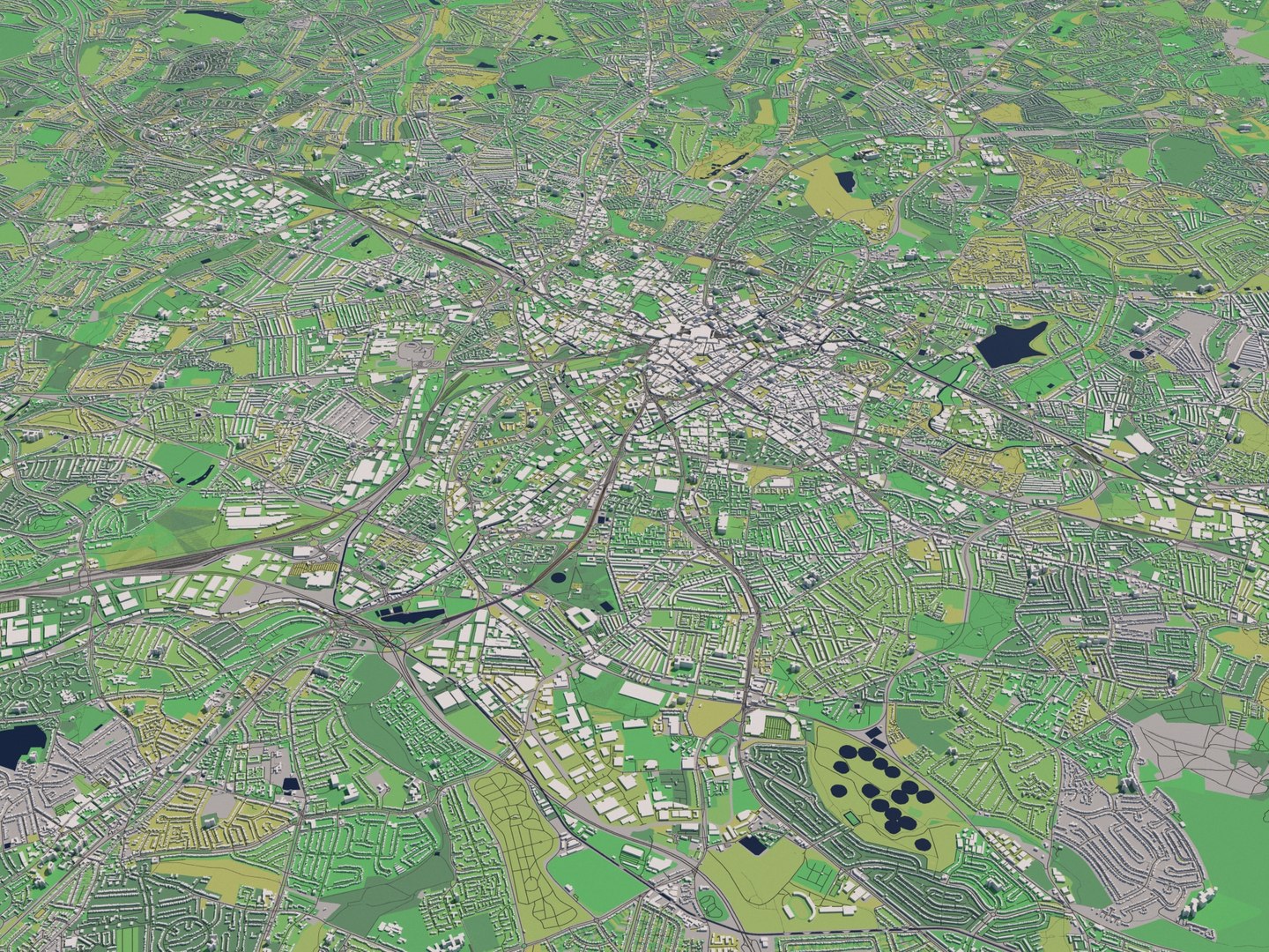 3D model city birmingham england - TurboSquid 1425191