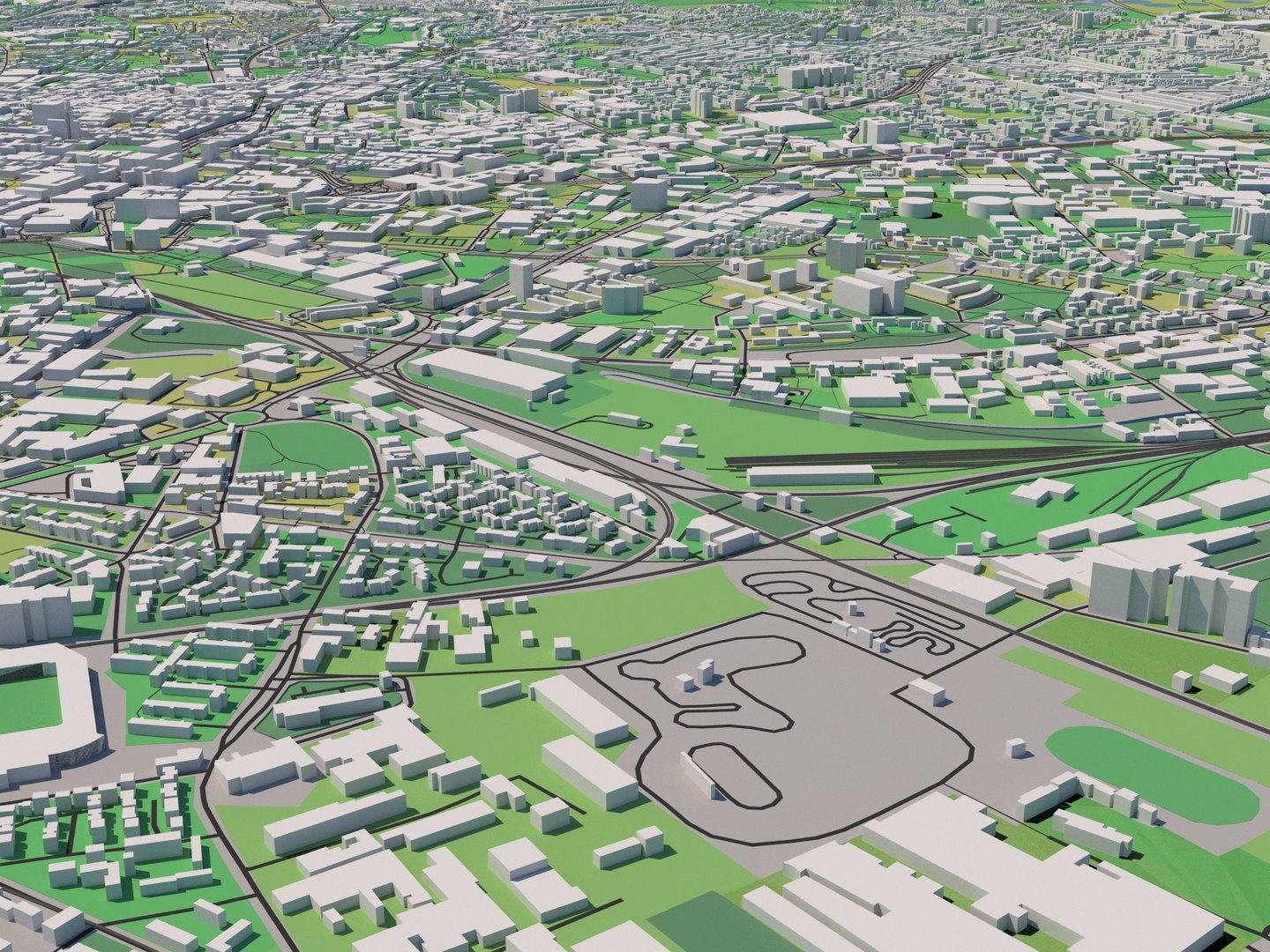 3D model city birmingham england - TurboSquid 1425191