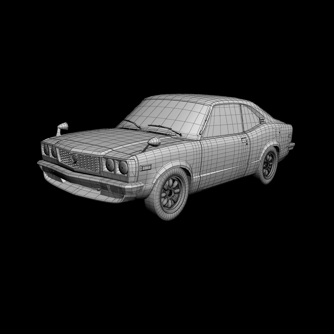1974 Mazda Rx3 Savanna 3D Model - TurboSquid 1379228