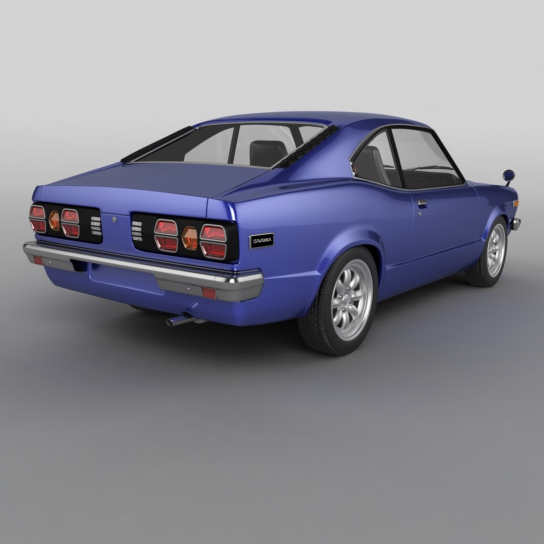 1974 Mazda Rx3 Savanna 3D Model - TurboSquid 1379228