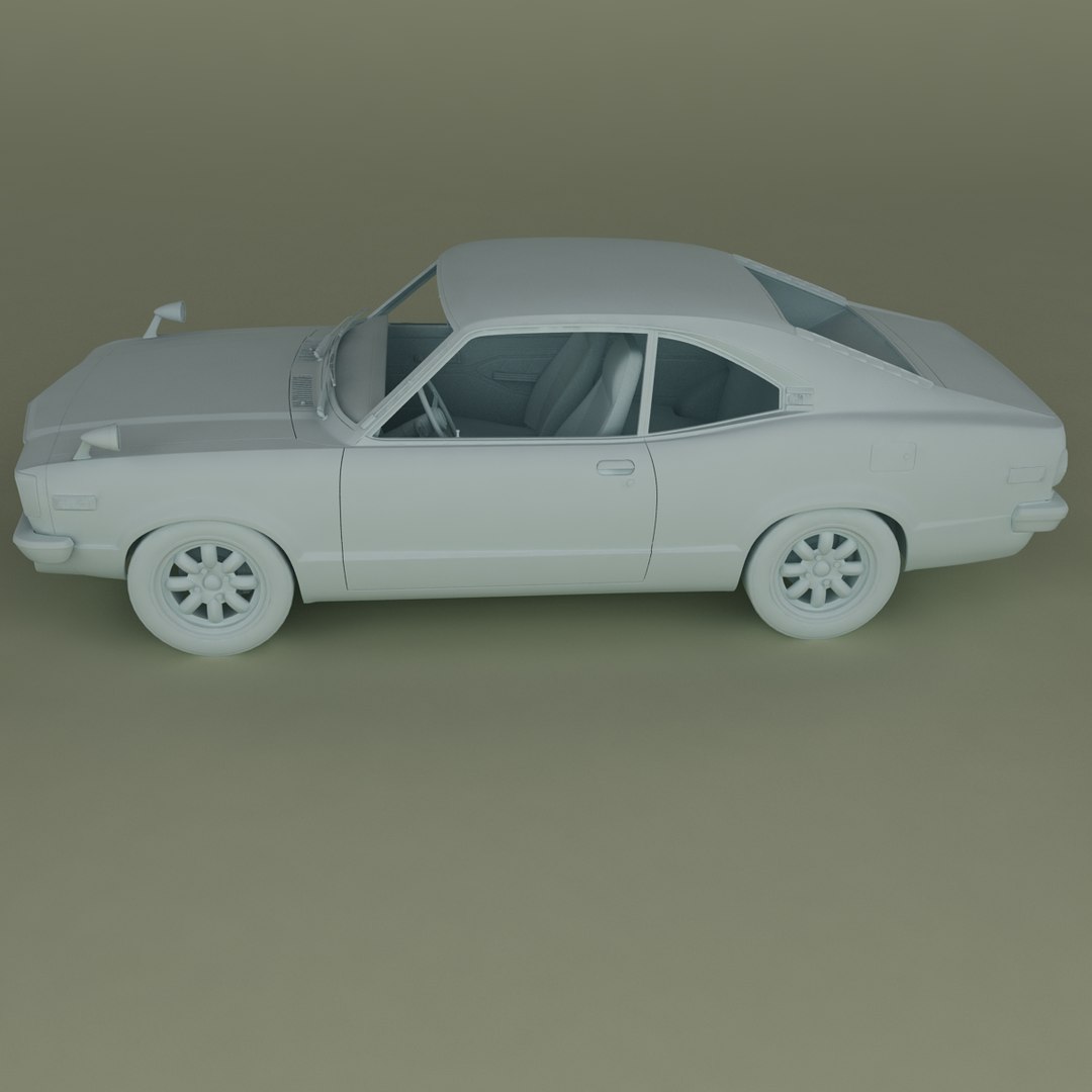 1974 Mazda Rx3 Savanna 3D Model - TurboSquid 1379228