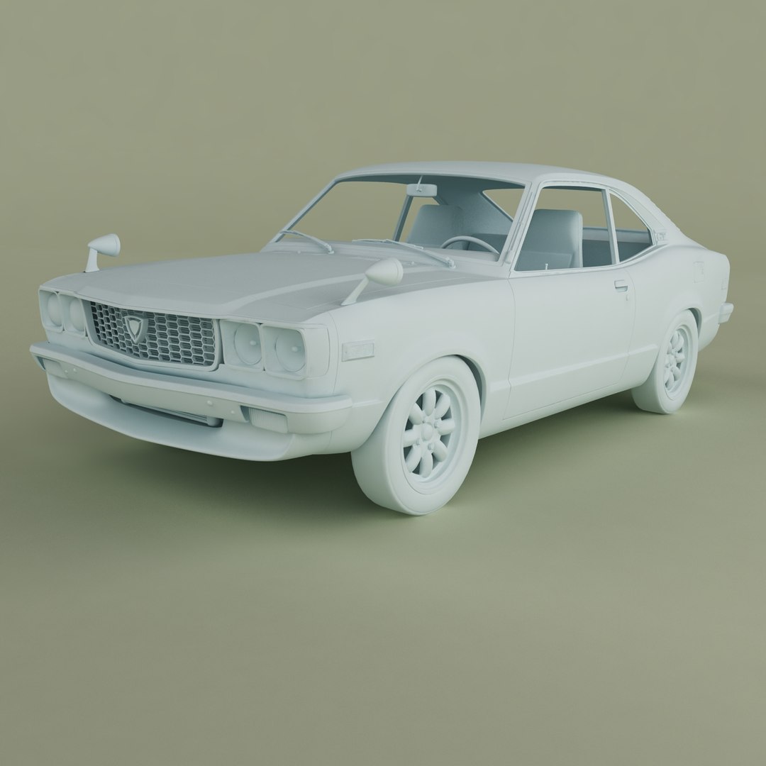 1974 Mazda Rx3 Savanna 3D Model - TurboSquid 1379228