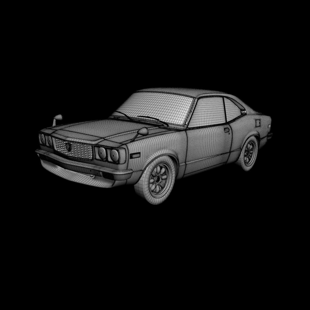 1974 Mazda Rx3 Savanna 3D Model - TurboSquid 1379228