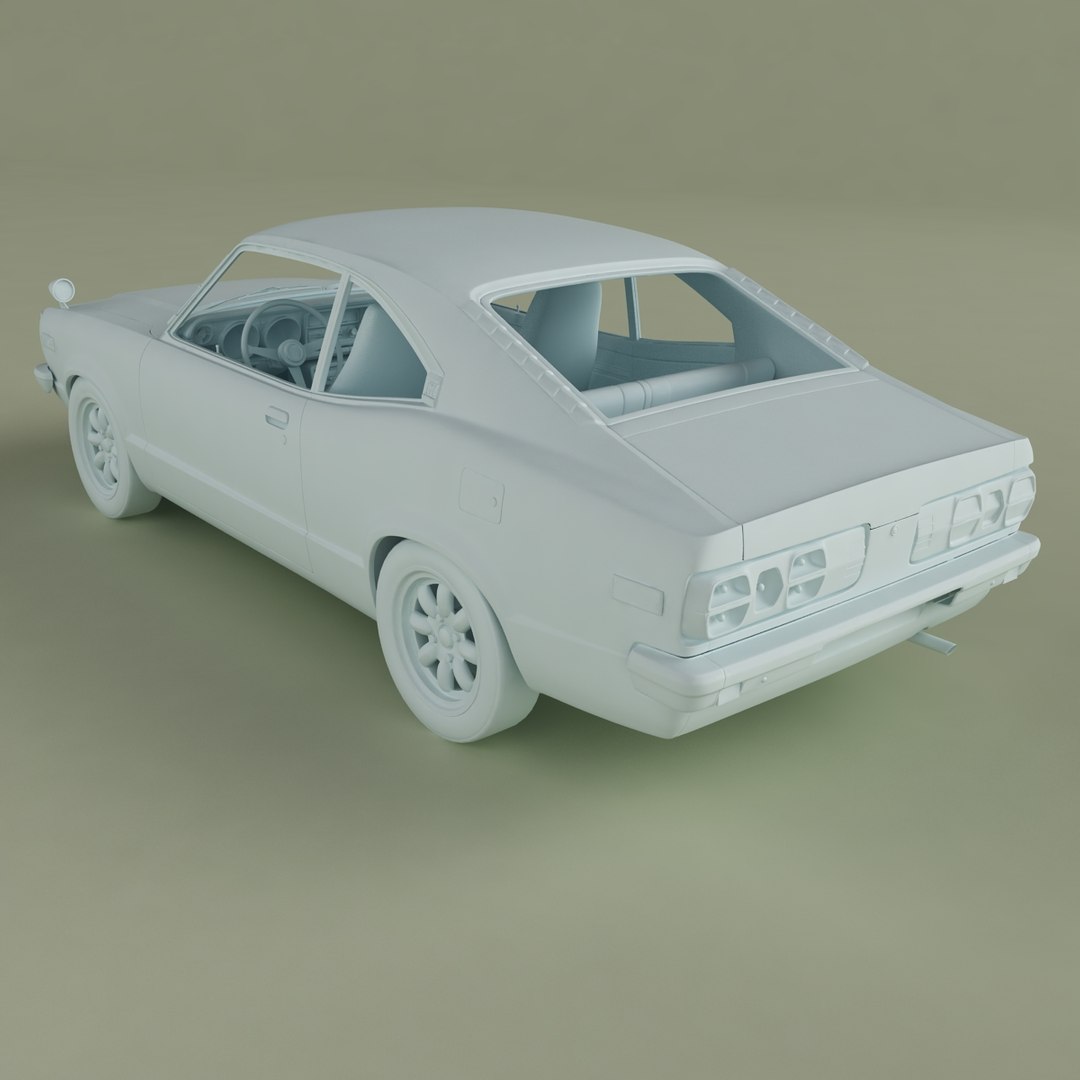1974 Mazda Rx3 Savanna 3D Model - TurboSquid 1379228