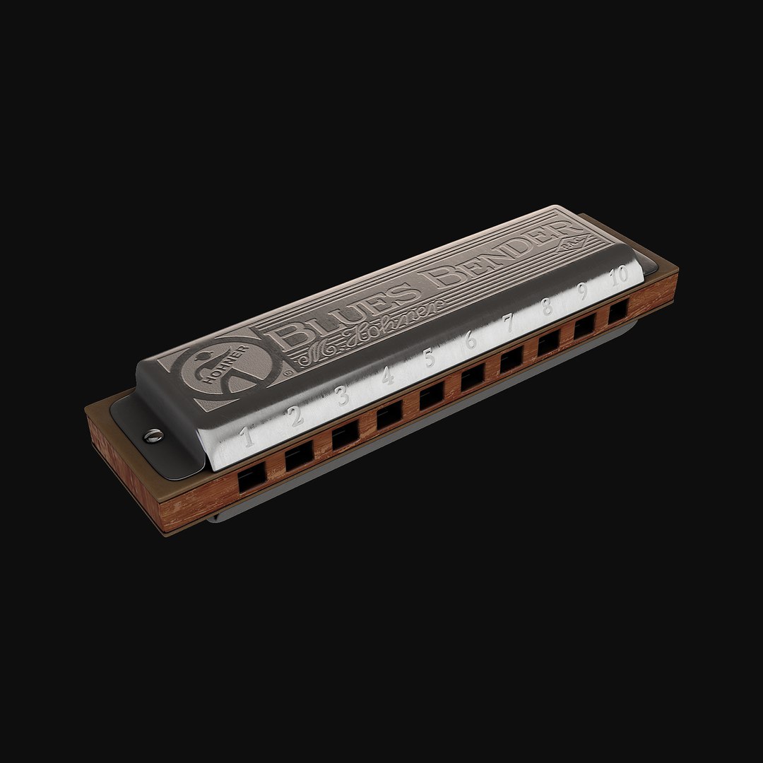 hohner blues bender 3d max