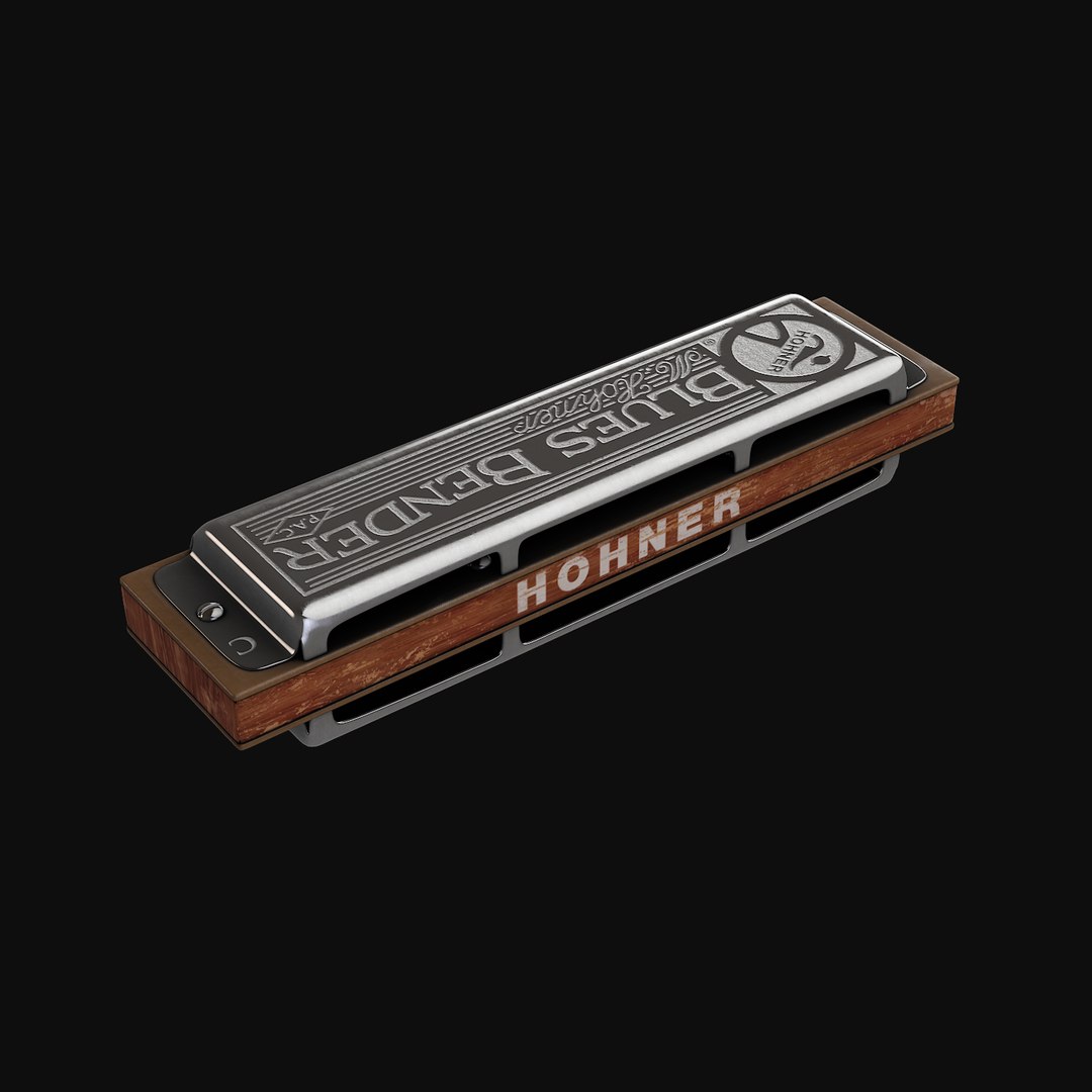 hohner blues bender 3d max