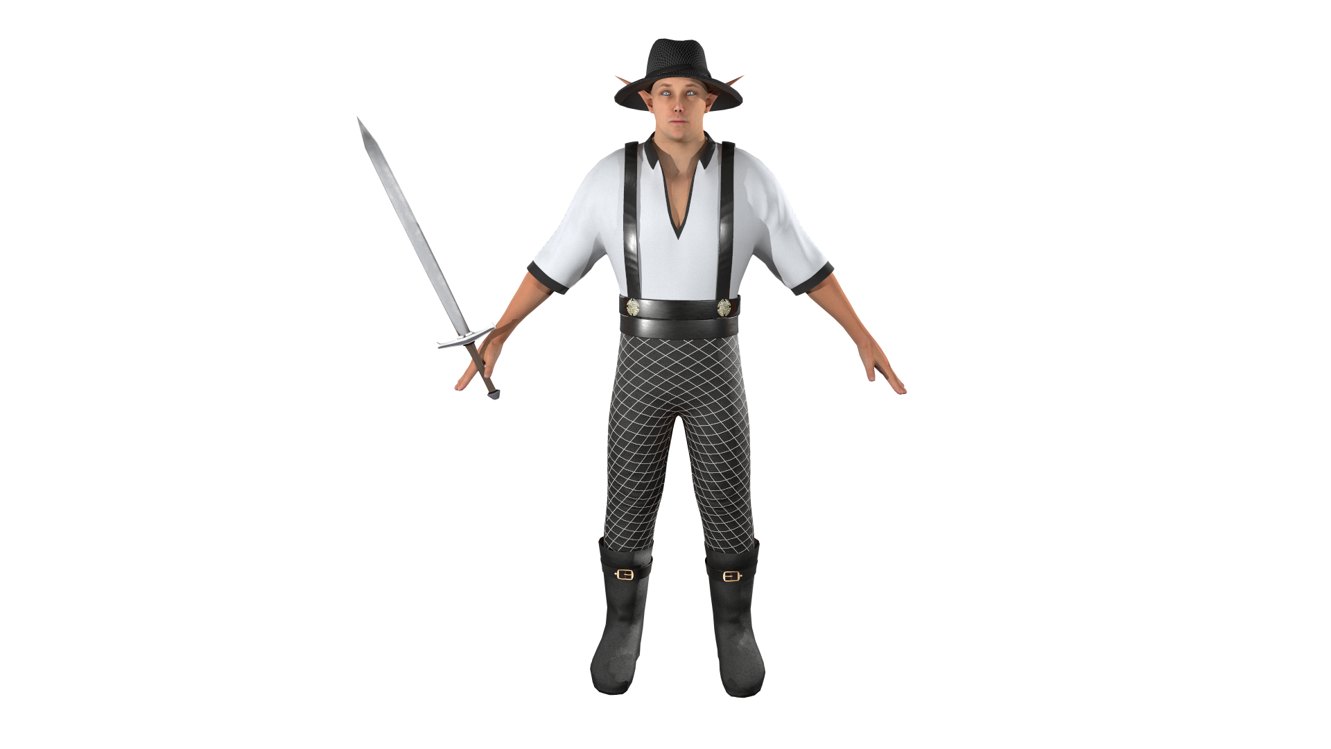 Elf Merchant 3D Model - TurboSquid 1870465