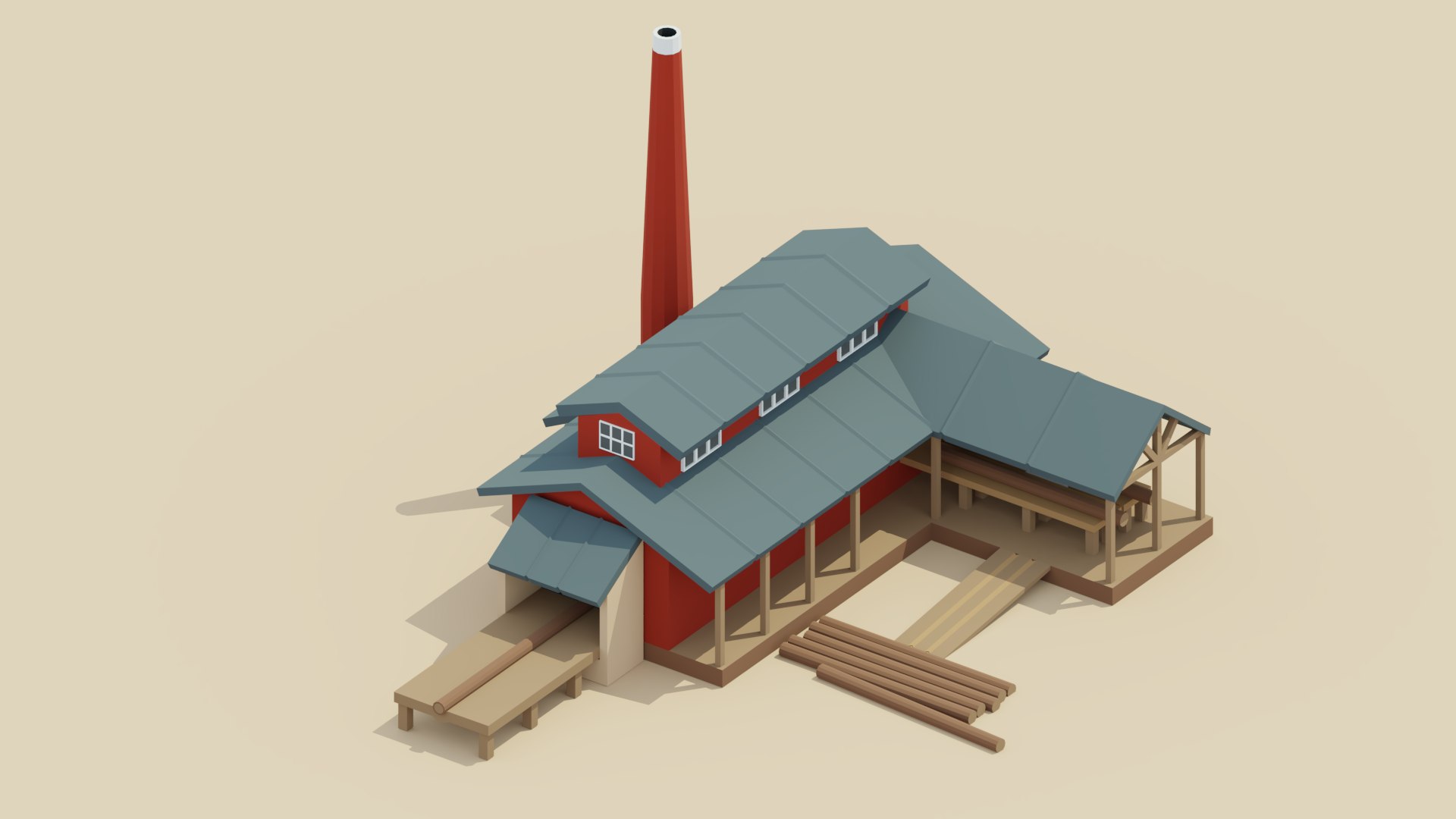 Construction Low Poly Assets City 3D Model - TurboSquid 1738127