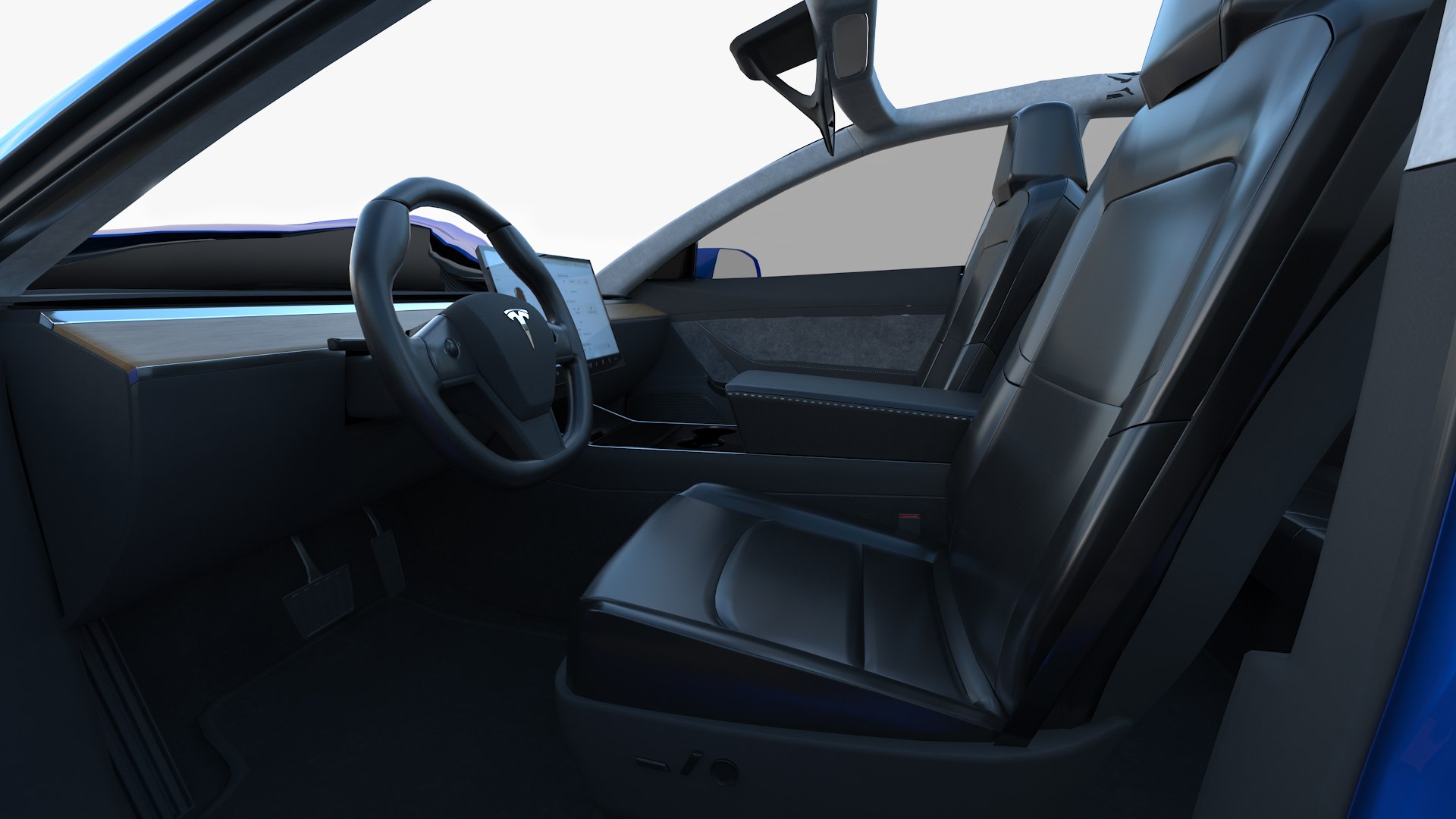Tesla Y Interior Modeled 3D Model - TurboSquid 1390134