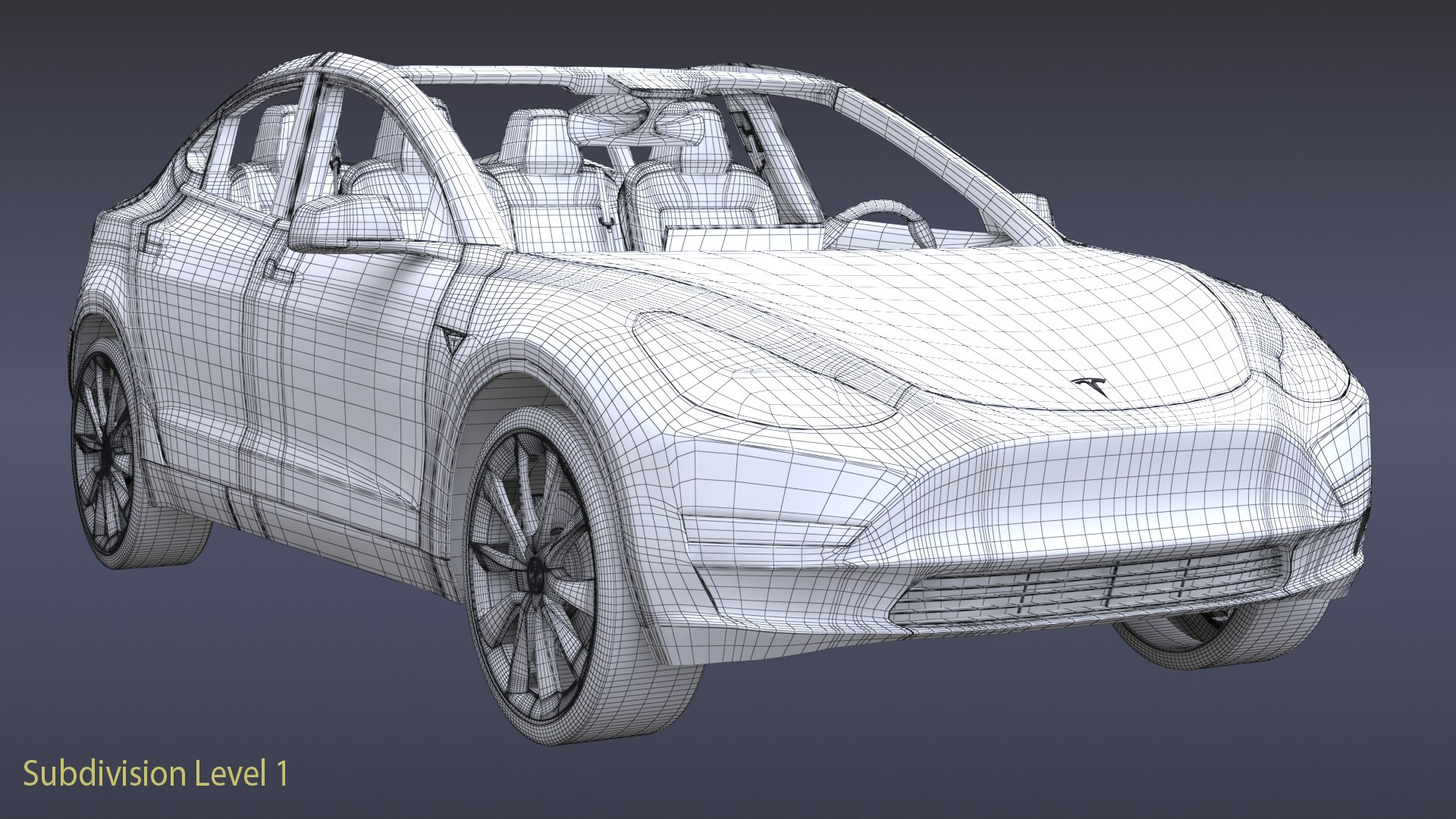 Tesla Y Interior Modeled 3D Model - TurboSquid 1390134